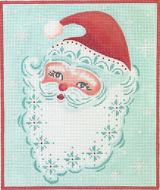 Rose Halsey – Lacy Santa — Stitching Fox